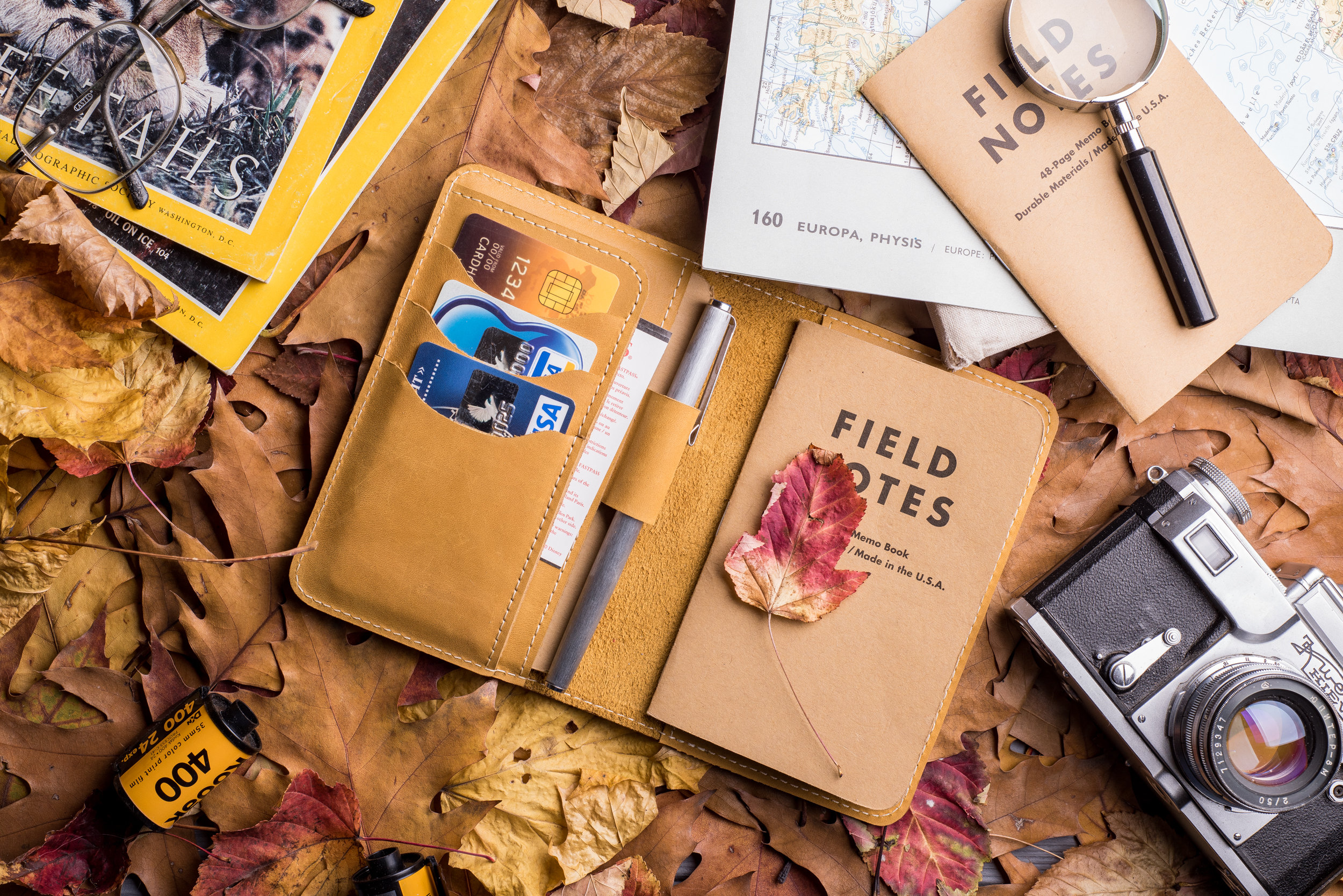 Leather Journal Cover for Moleskine Cahier Notebook Pocket Size With ...