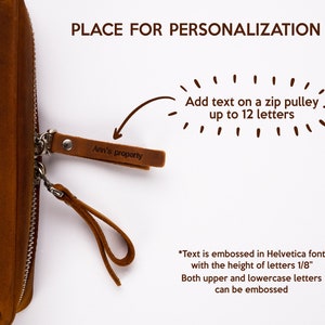 Personalized Leather Tech Organizer Case, College Graduation Gifts ...