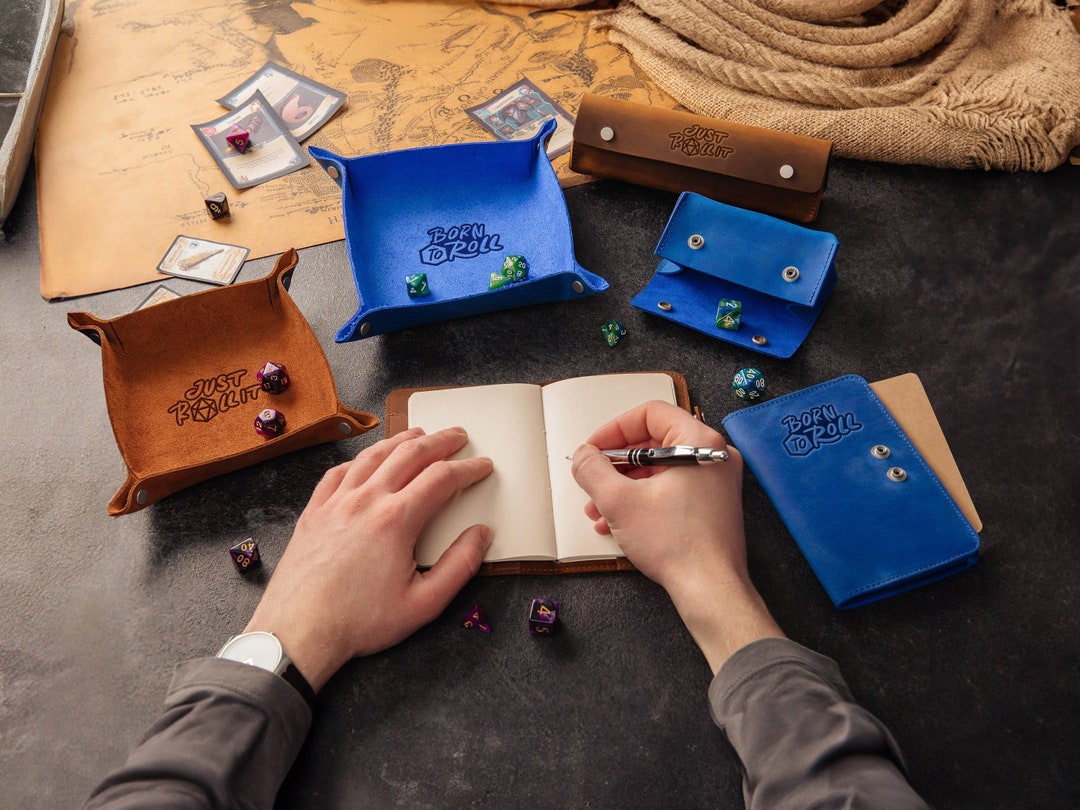 Personalized Leather Tray, Dnd, Cover, Notebook, Field Notes Leather ...