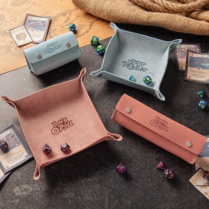 Personalized Leather Tray Dnd Dice Set, Graduation Gift, College Gifts ...