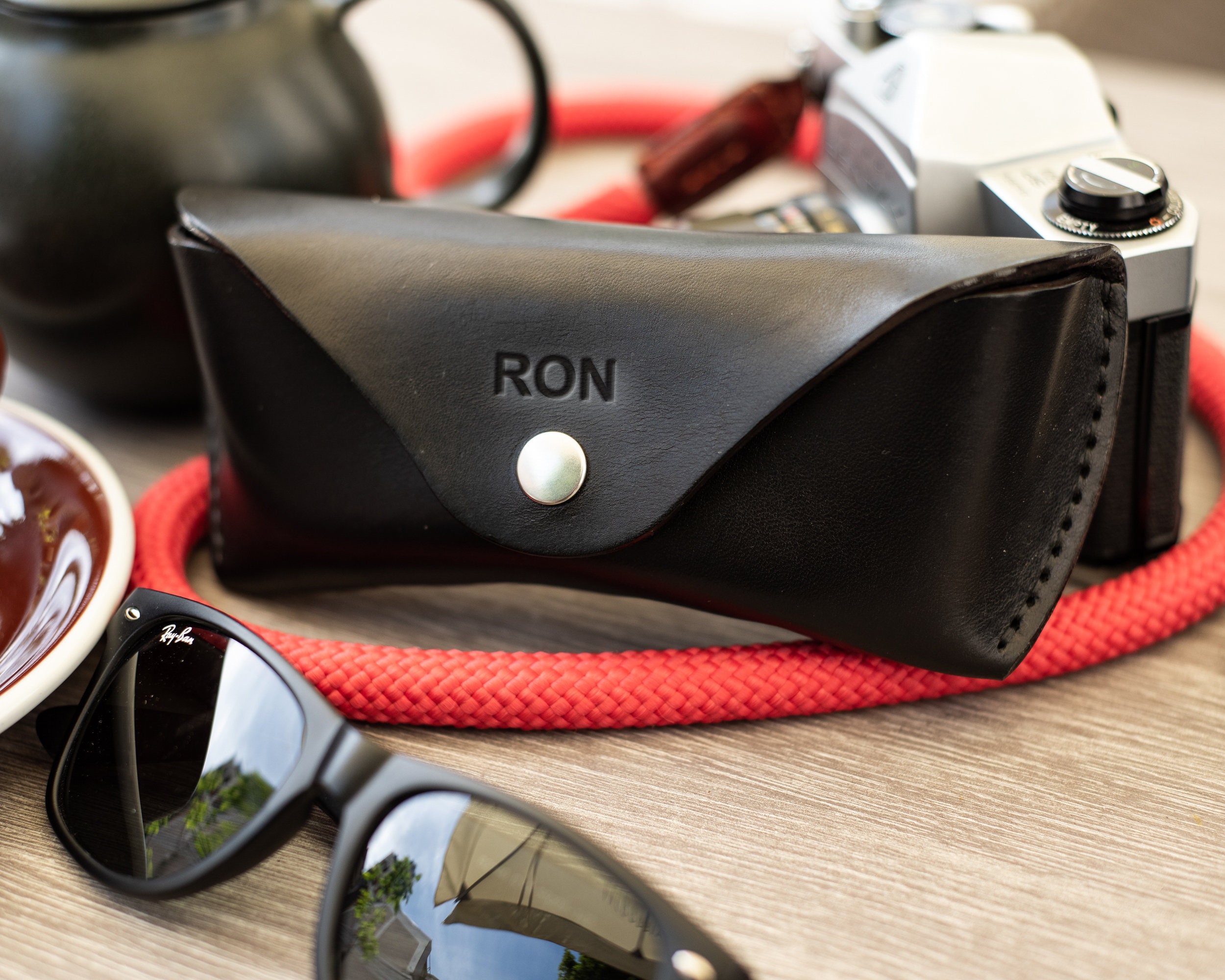 Ray Ban Case Leather Sunglasses Case Leather Sunglass Case Etsy