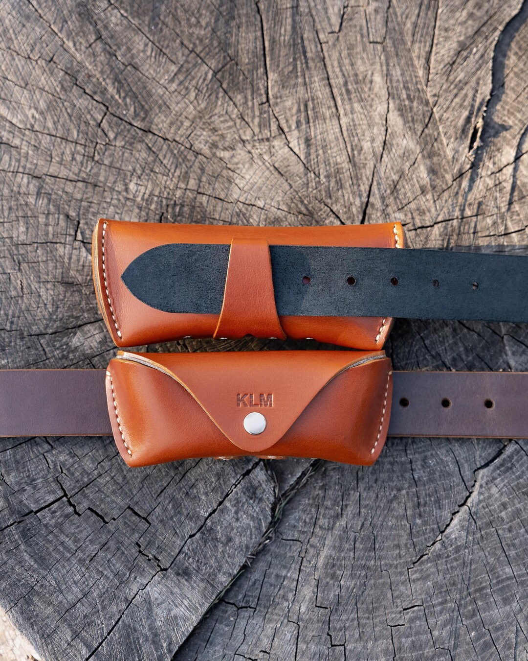 Belt Loop Leather Sunglasses Case, Eyeglass Holster — Gift for Husband ...