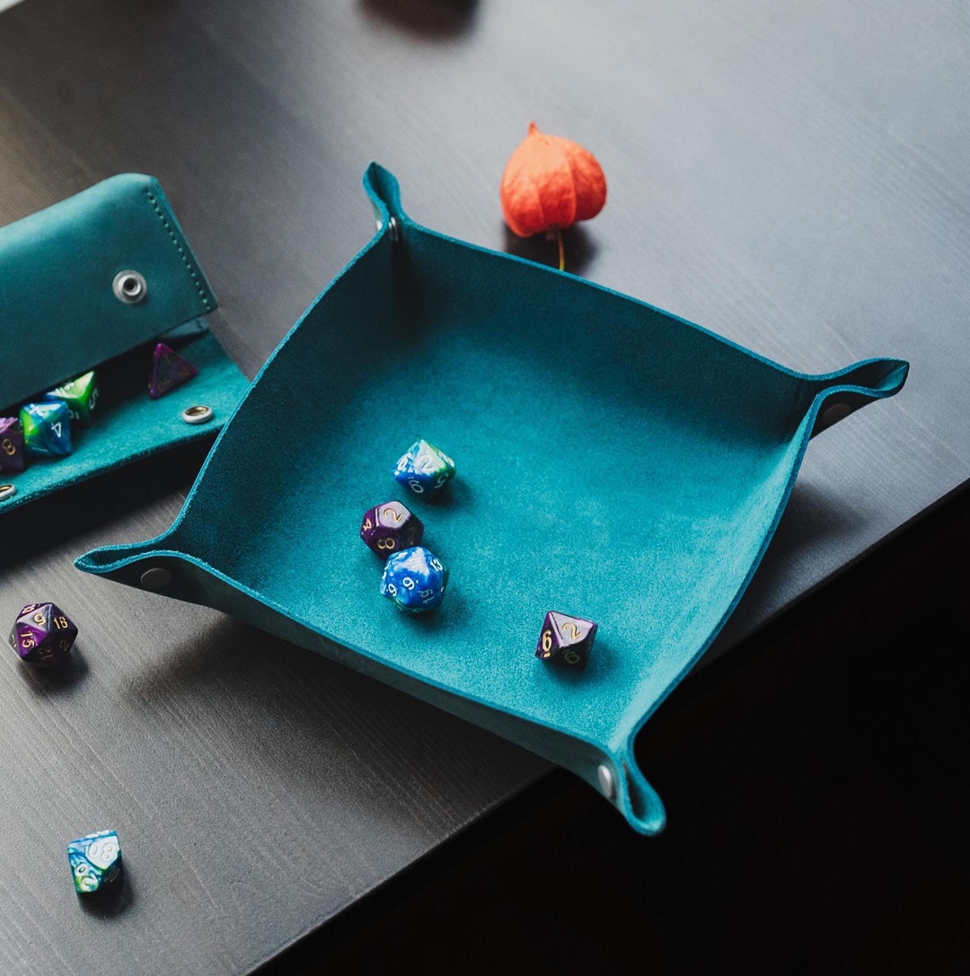 Dice Tray, Rolling Dice, Christmas Gift for Him, RPG, Dice Organizer ...