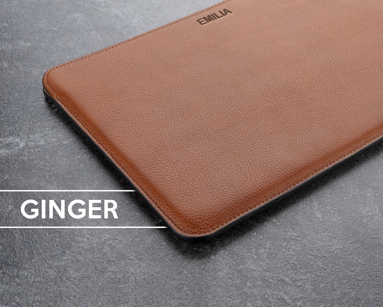 Personalized Leather Air Macbook Pro Case 13 Customized Brown - Etsy