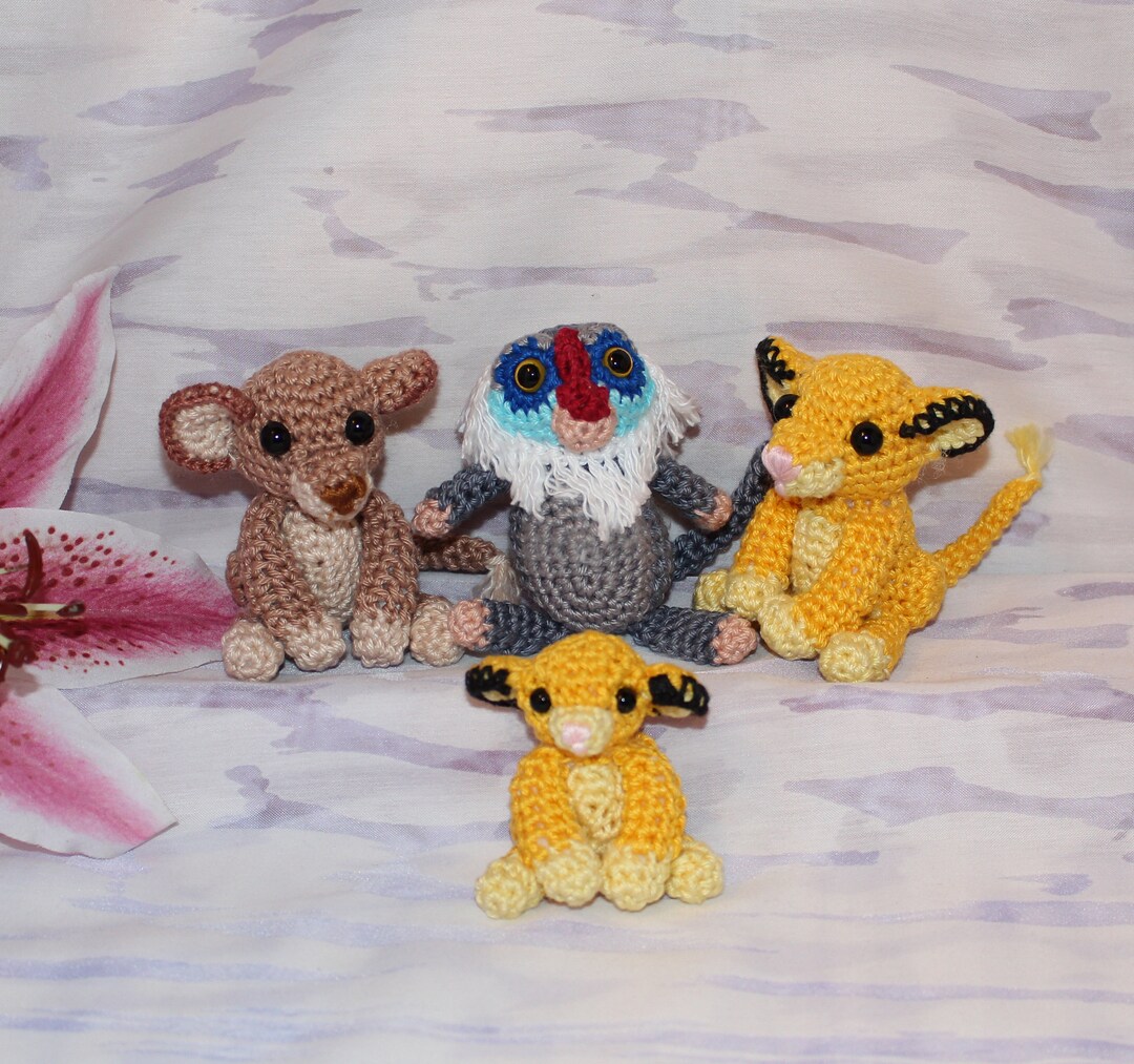 Figures for Mobile: Lion Girl, Lion Boy, Monkey of Your Choice - Etsy