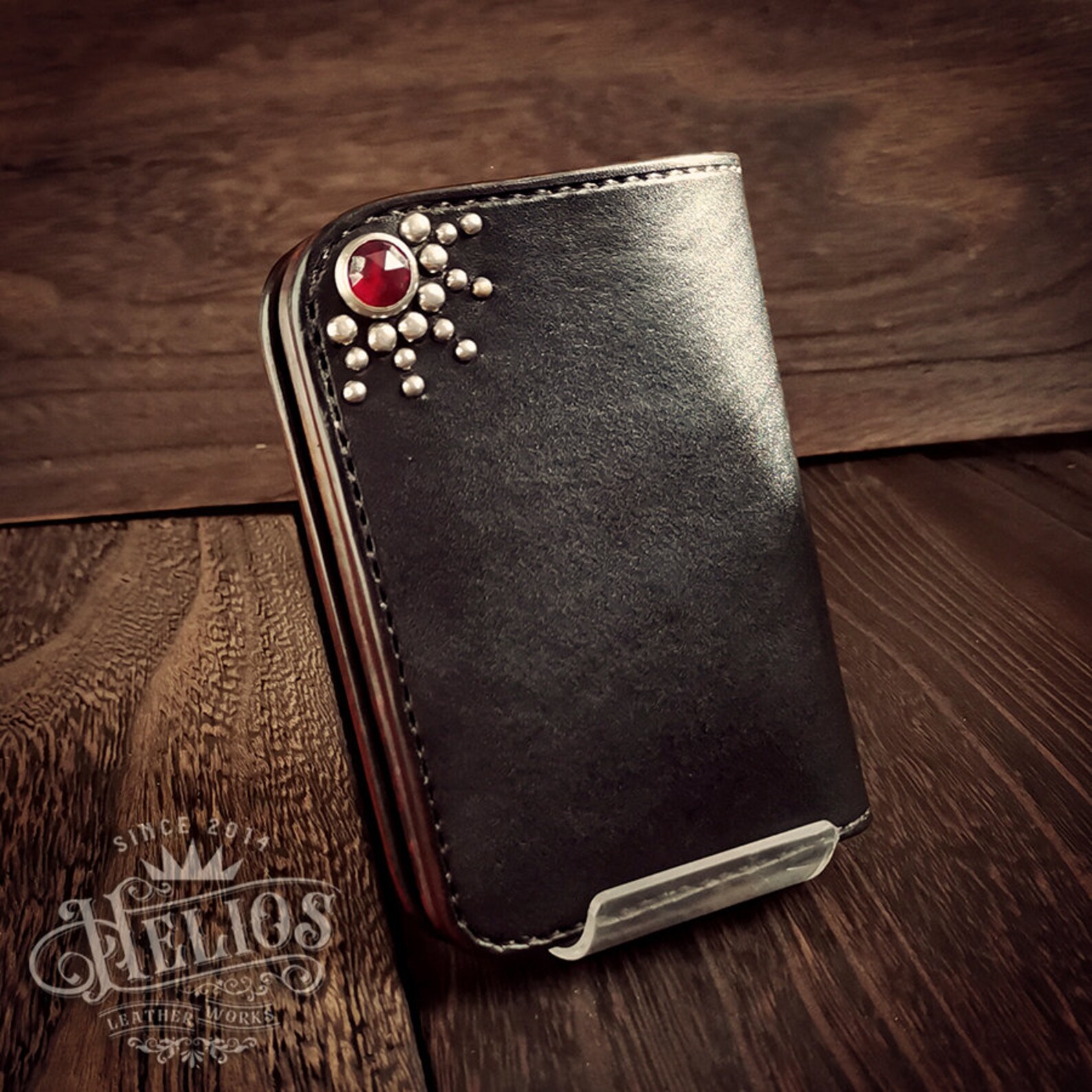 Studded and Jeweled Short Wallet hw104 Biker Wallet, Trucker Wallet - Etsy