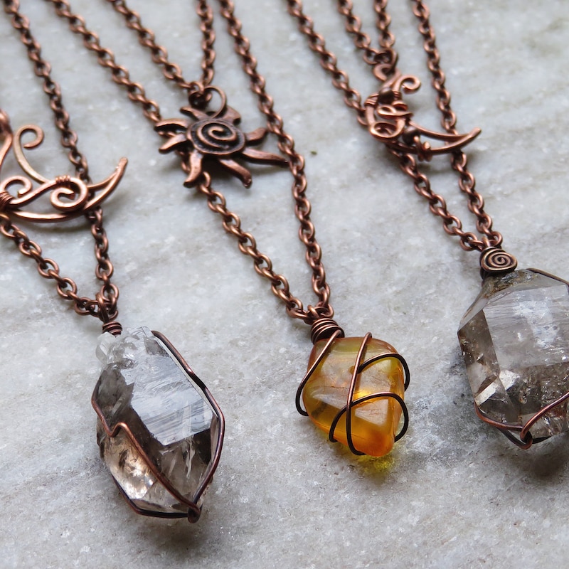 Crystal Necklace - Etsy