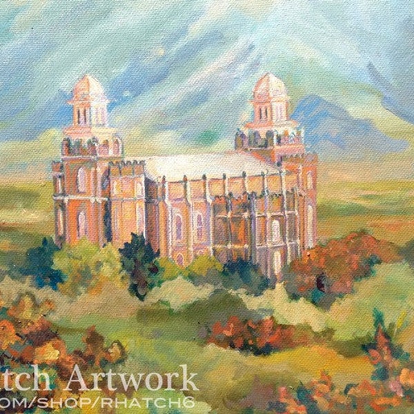 Logan Lds Temple - Etsy