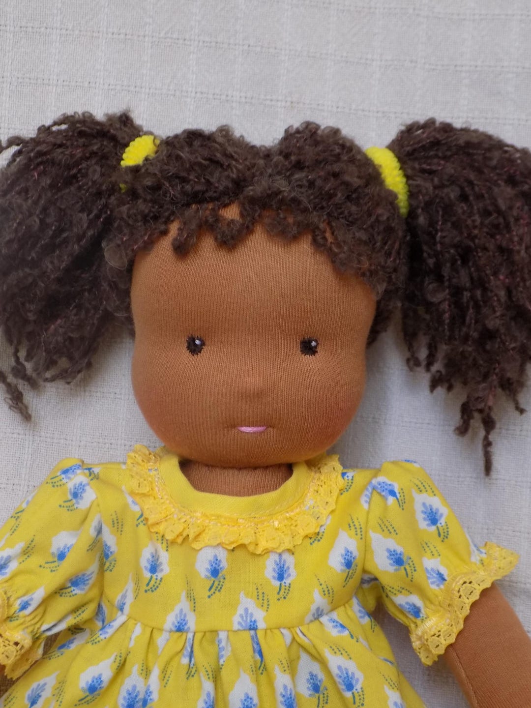 Soft Waldorf Doll With Dark Skin 13 Inches - Etsy