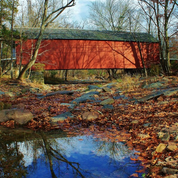 Covered Bridge - Etsy