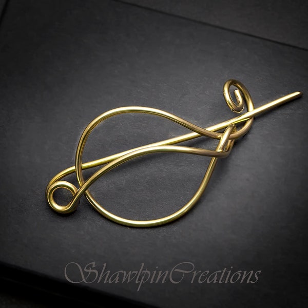 Wire Shawl Pin - Etsy