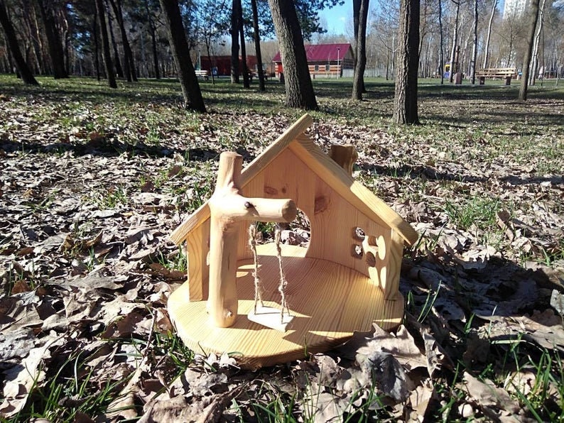 Wood dollhouse Wooden dollhouse Dollhouse Fairy dollhouse | Etsy