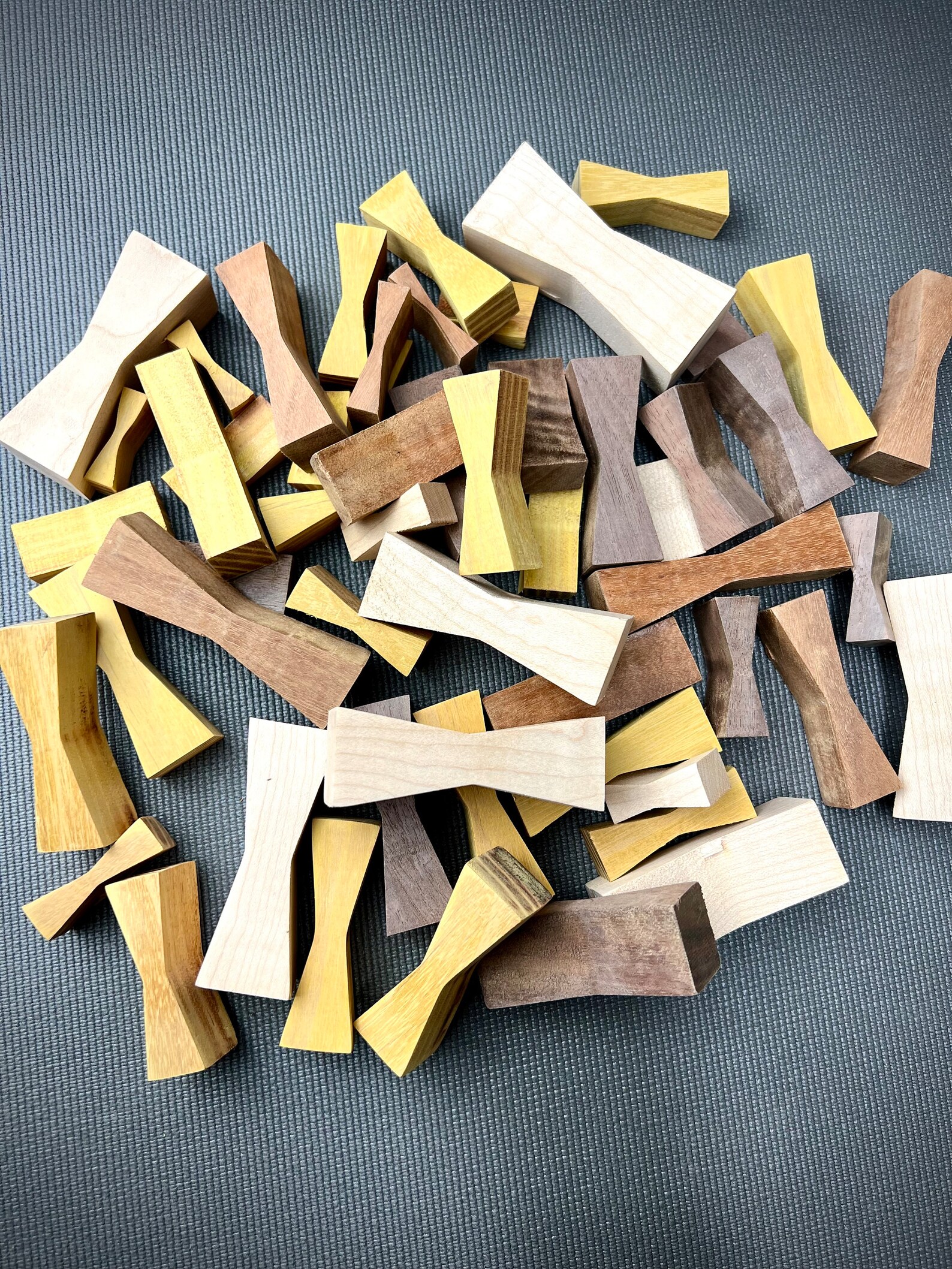 10 Hardwood Bowtie Inserts. Wood Inlays-10 Pack - Etsy