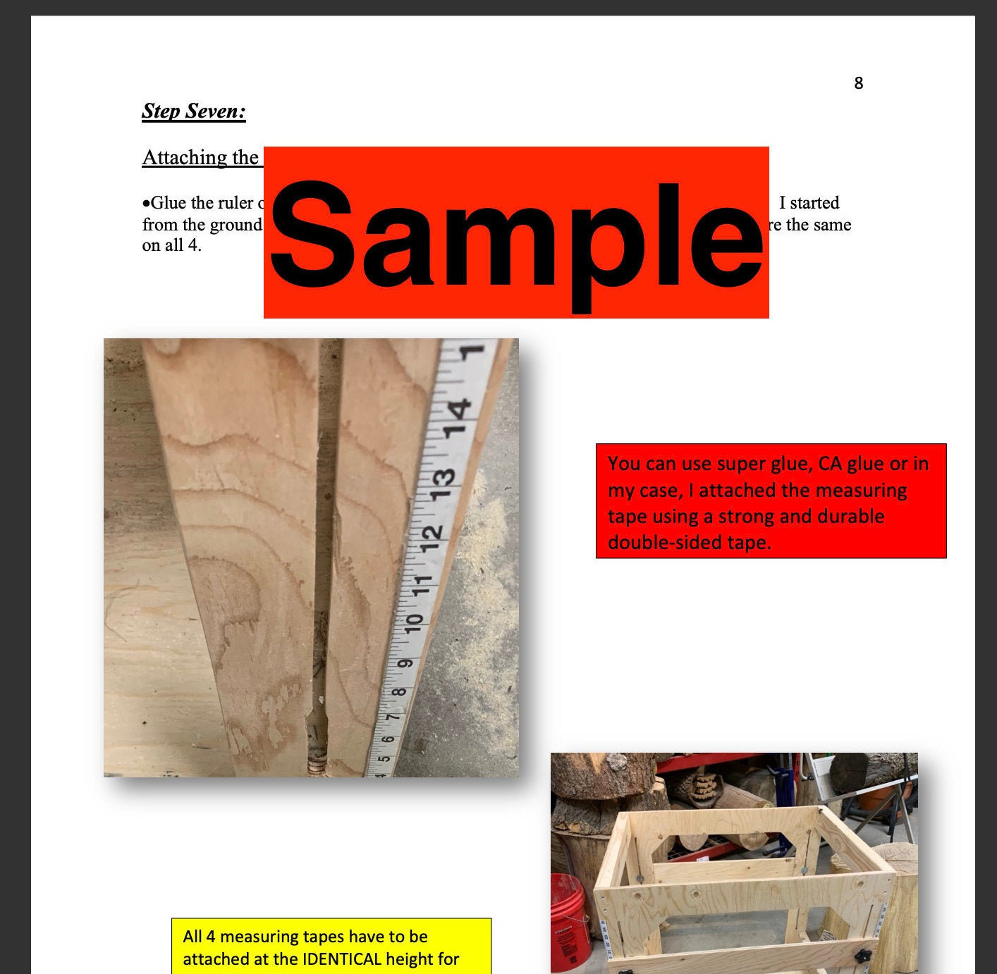 Stump Leveling Jig Plans - Etsy