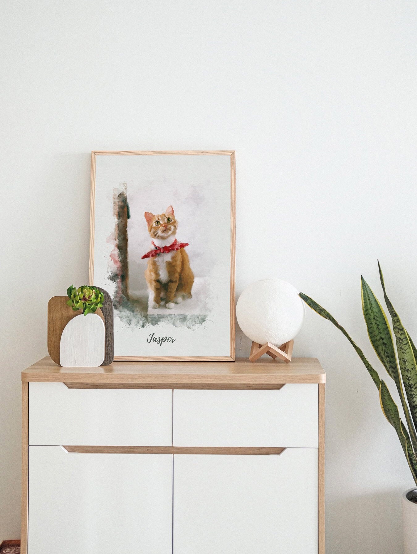 Custom Pet Photo Drawing Personalized Pet Painting | Etsy