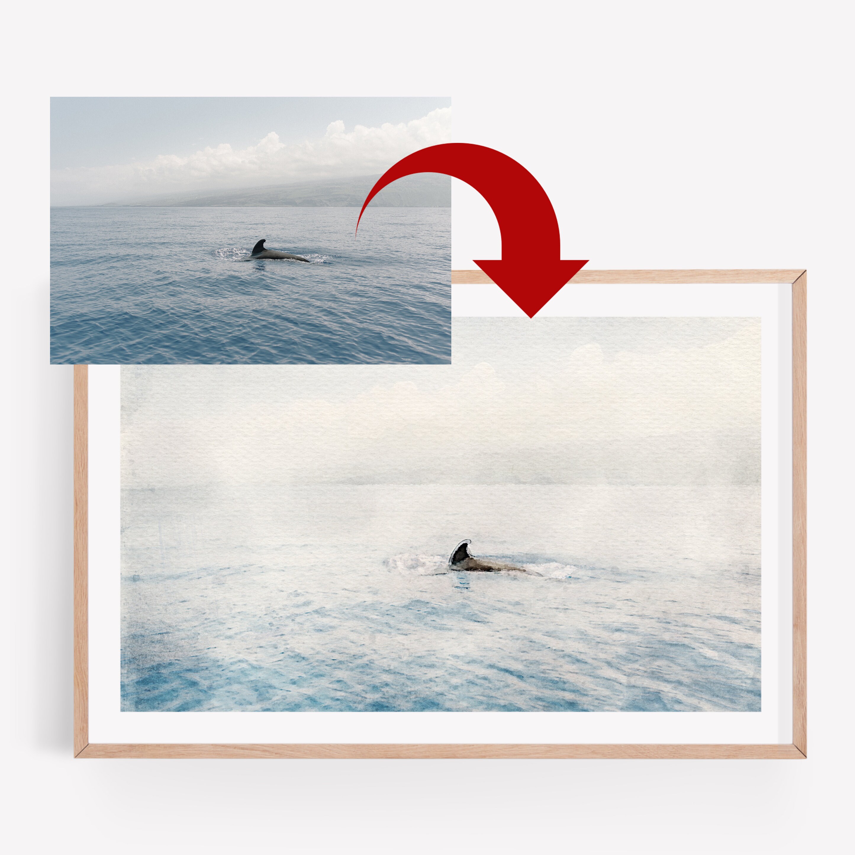 Custom Travel Photo Drawing Personalized Watercolor - Etsy