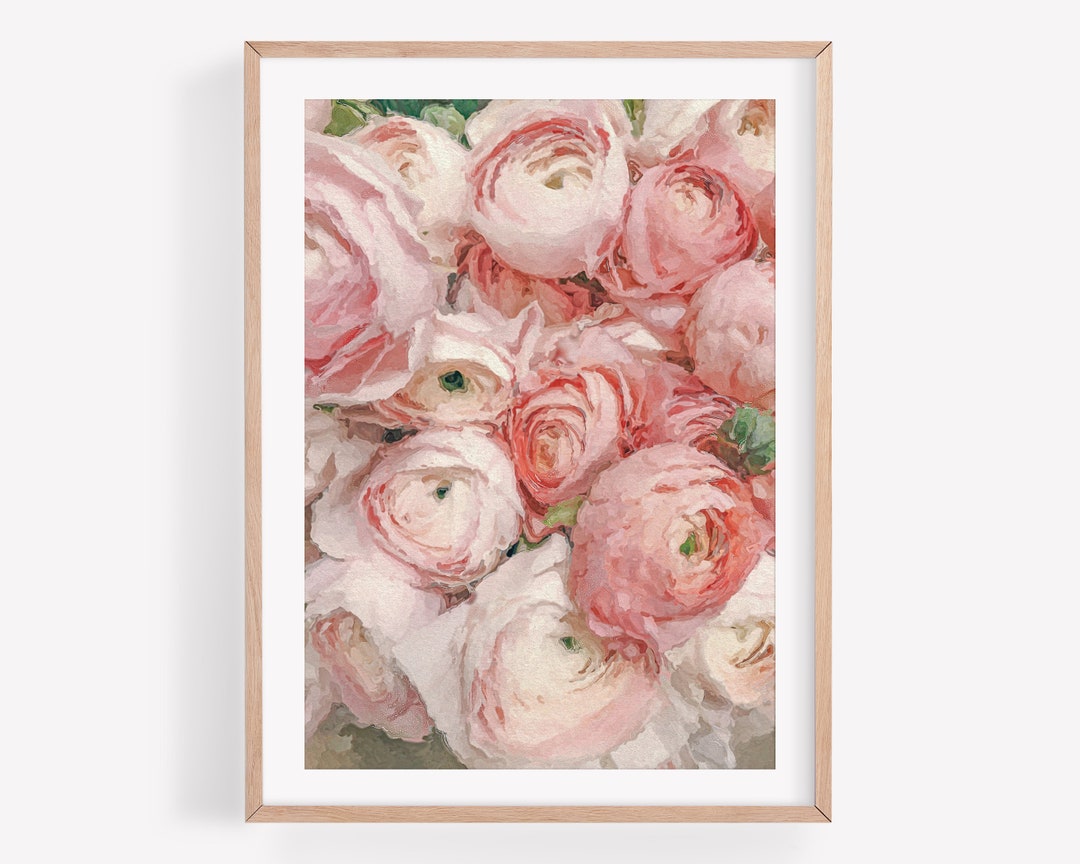 Pink Peonies Wall Art Print, Peony Art, Photography Prints, Pink ...