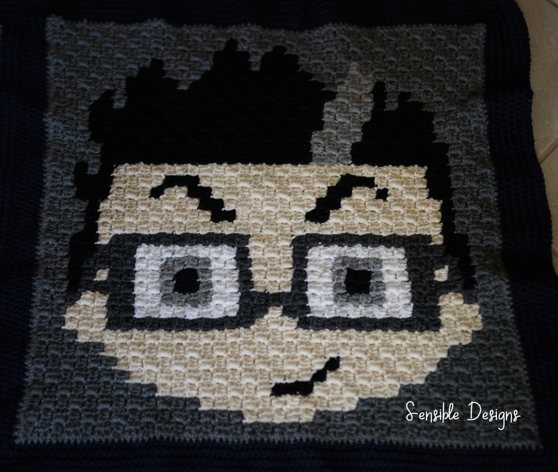 CROCHET PATTERN PJ Masks Inspired Quilt | Corner-to-corner | C2C | Twin ...