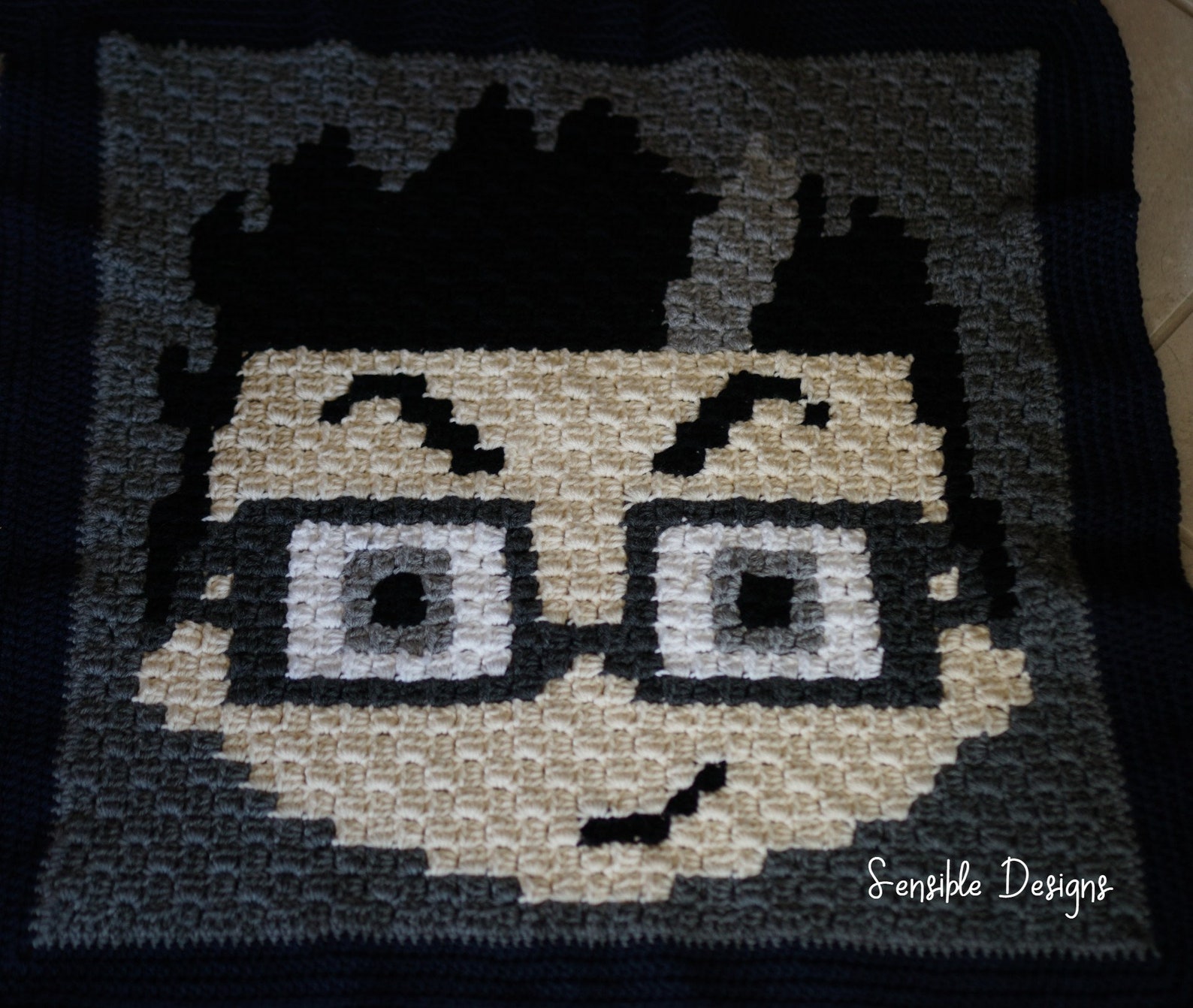 CROCHET PATTERN PJ Masks Inspired Quilt | Corner-to-corner | C2C | Twin ...