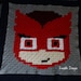 CROCHET PATTERN PJ Masks Inspired Quilt | Corner-to-corner | C2C | Twin ...