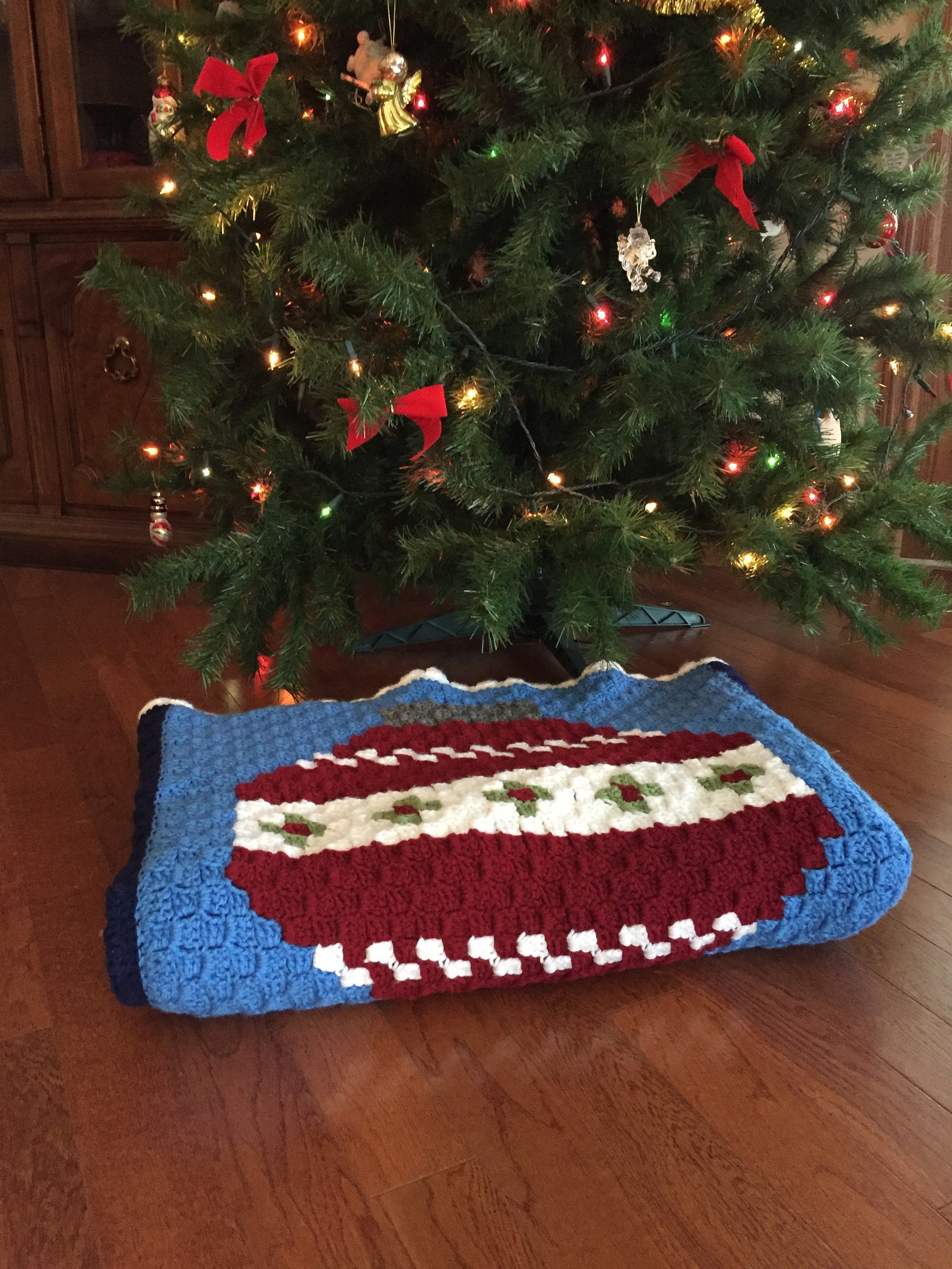 CROCHET PATTERN Christmas Characters Corner-to-corner Quilt | Snowman ...