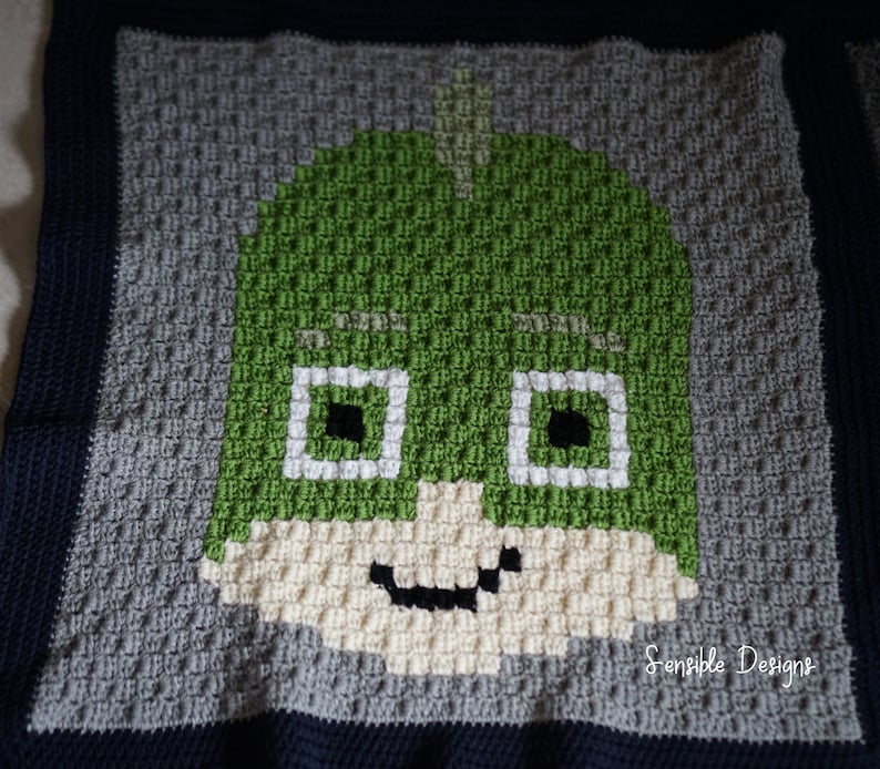 CROCHET PATTERN PJ Masks Inspired Quilt Corner-to-corner - Etsy