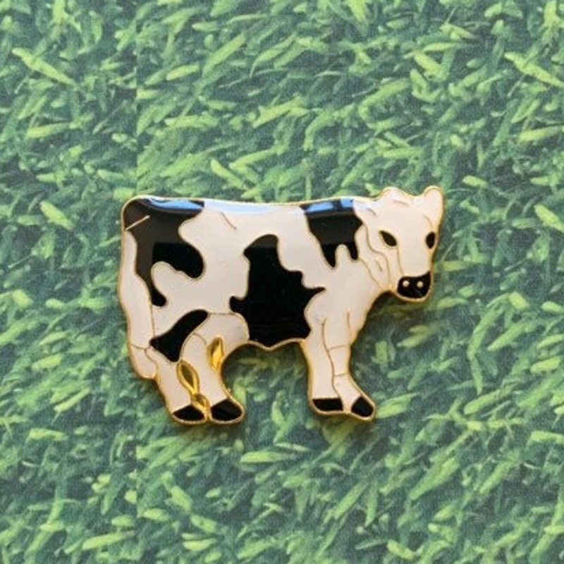 Cow Pin - Etsy