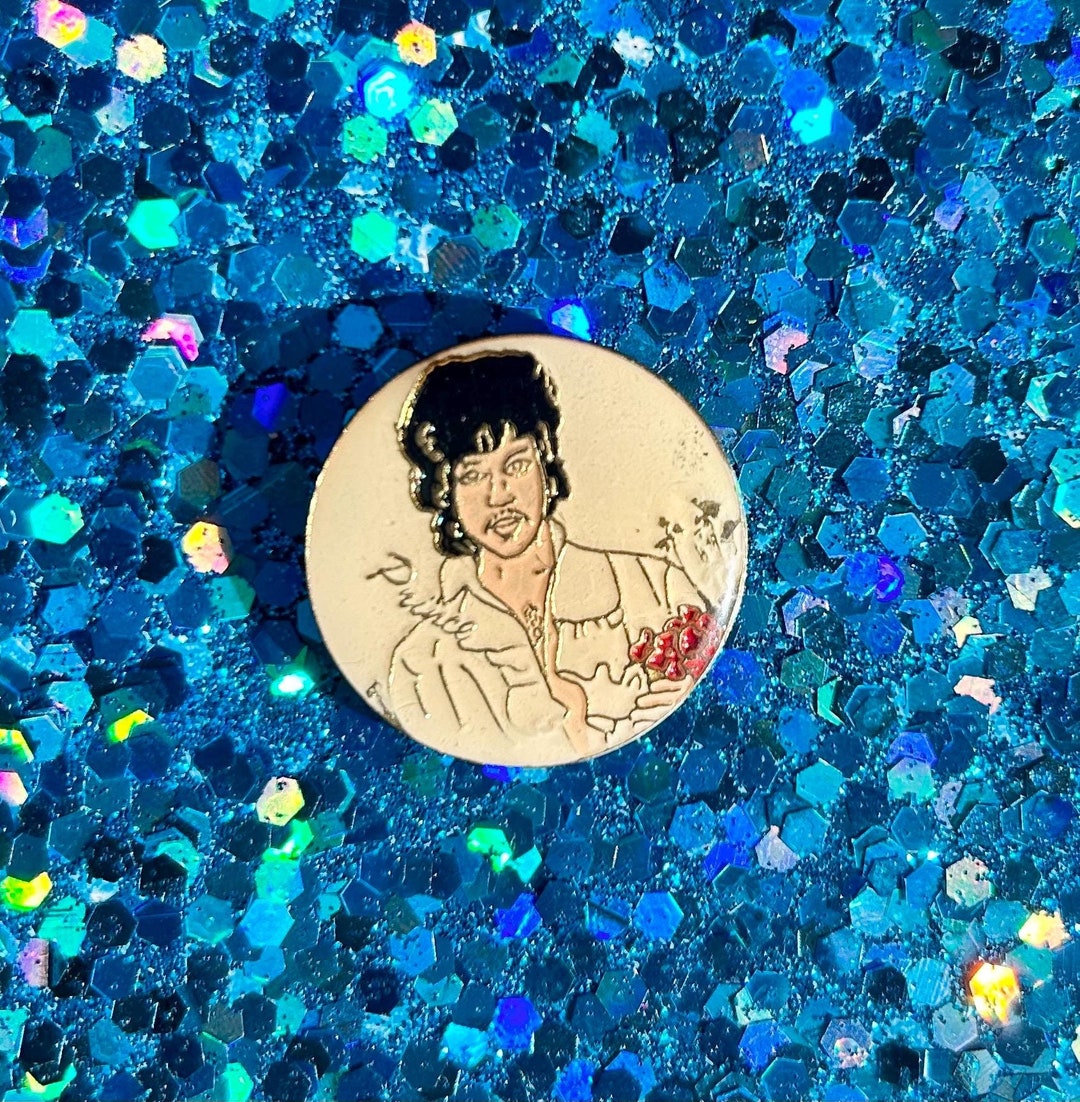 PRINCE Pin / Vintage Pin Enamel Pin 80s 80's Pin Pinback Prince Pin ...