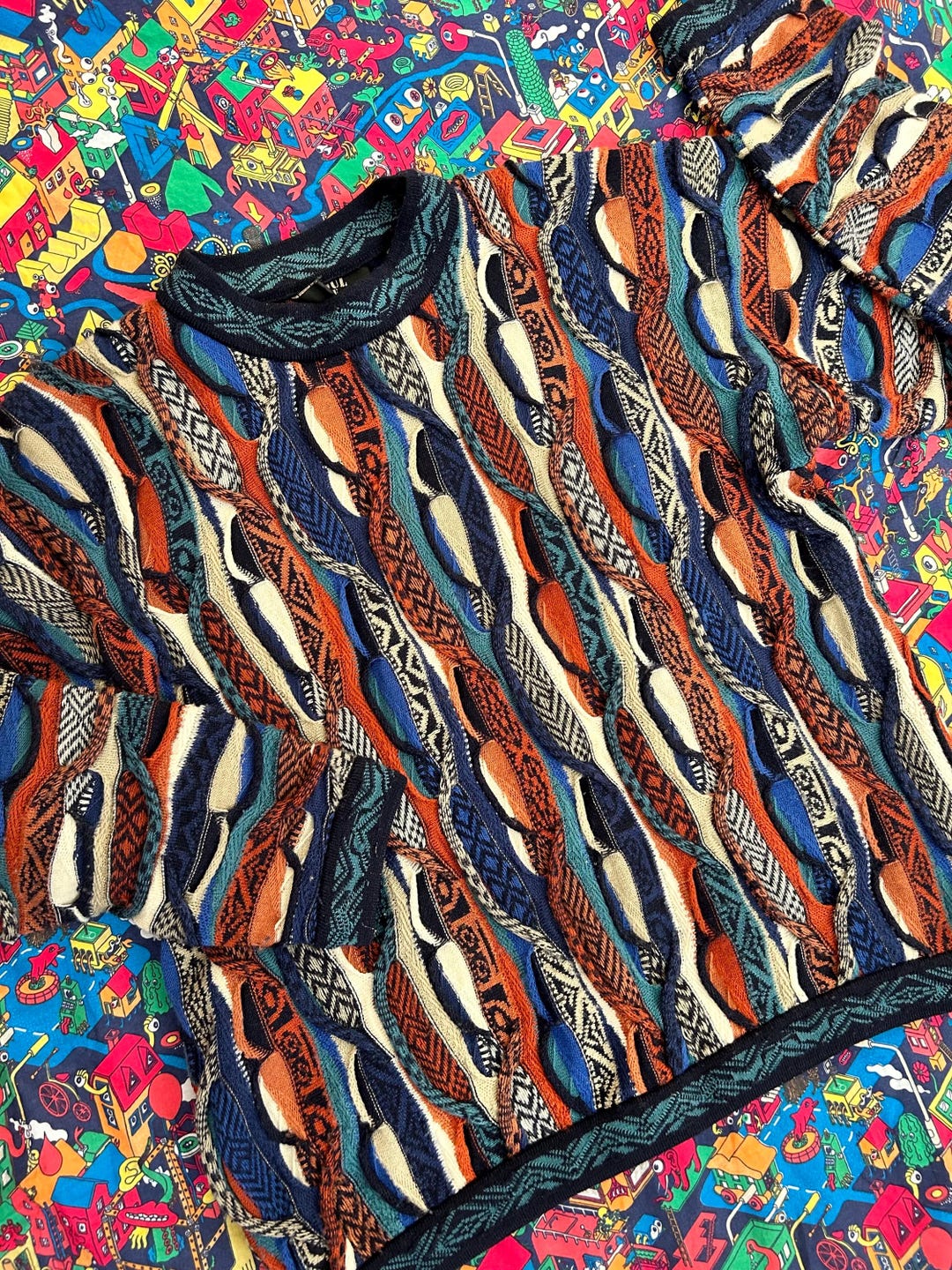 90s COOGI SWEATER / LARGE Vintage Coogi Sweater Soul of Australia ...