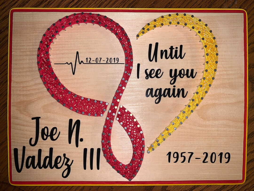 Memorial String Art Plaque - Etsy