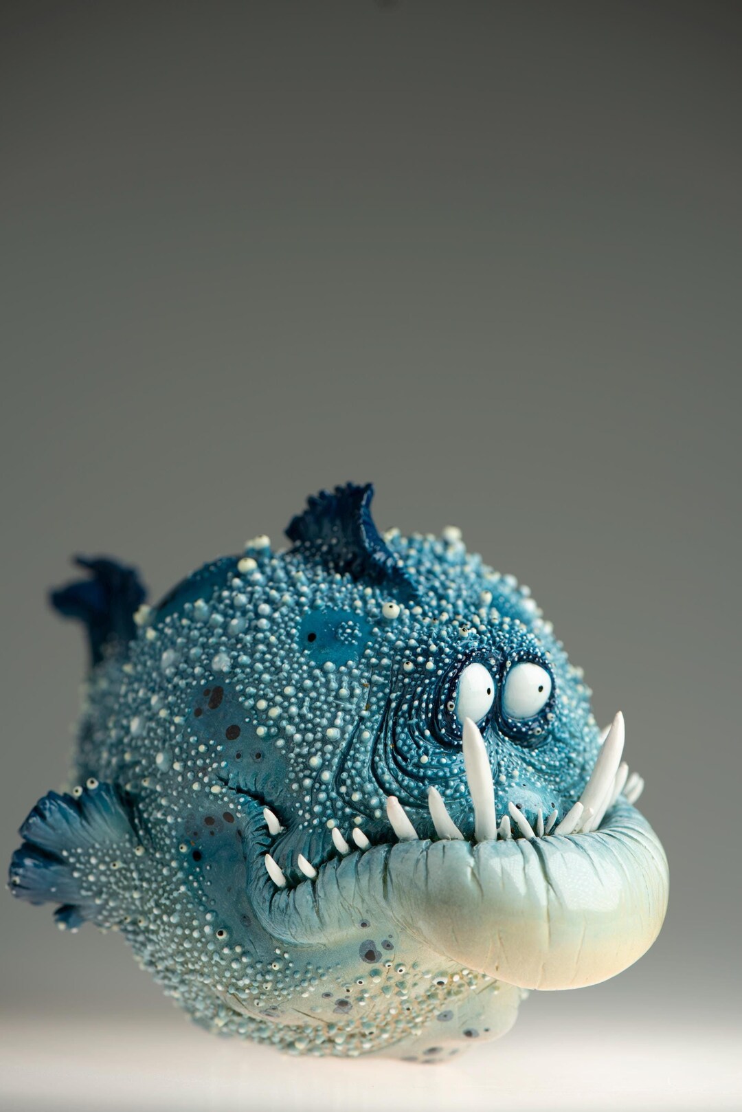 Glowing Fish Norbert Art Figurine by Katyushka (glowing in the Dark) - Etsy