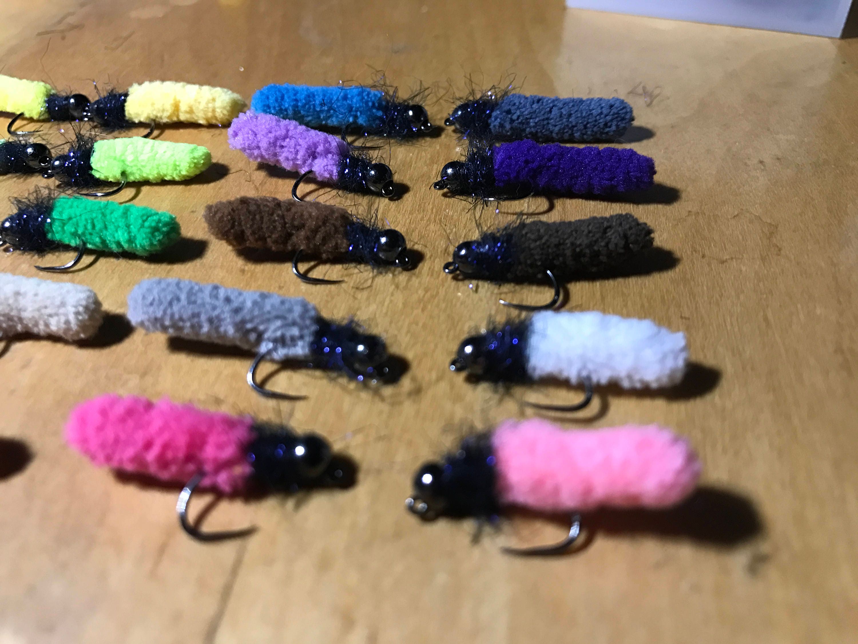 Mop Flies, Dust Mop Flies, Mop Fly, Hand Tied Flies, Hand Made, Made in ...