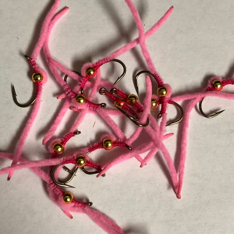 San Juan Worms Three Dozen Total Fly Fishing Trout Flies - Etsy