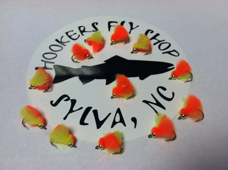 Hand Tied Flies, One Dozen, Y2K Bugs, Y2K Fly, Hand Made Flies, Hand ...