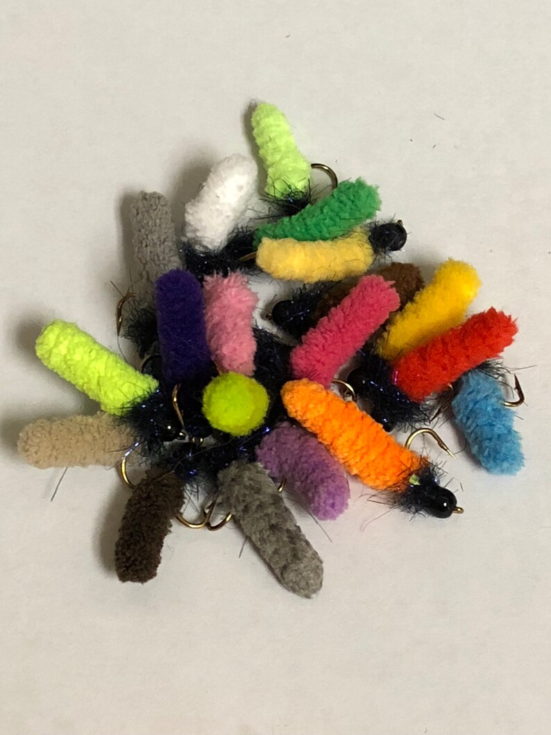Mop Flies, Dust Mop Flies, Mop Fly, Hand Tied Flies, Hand Made, Made in ...