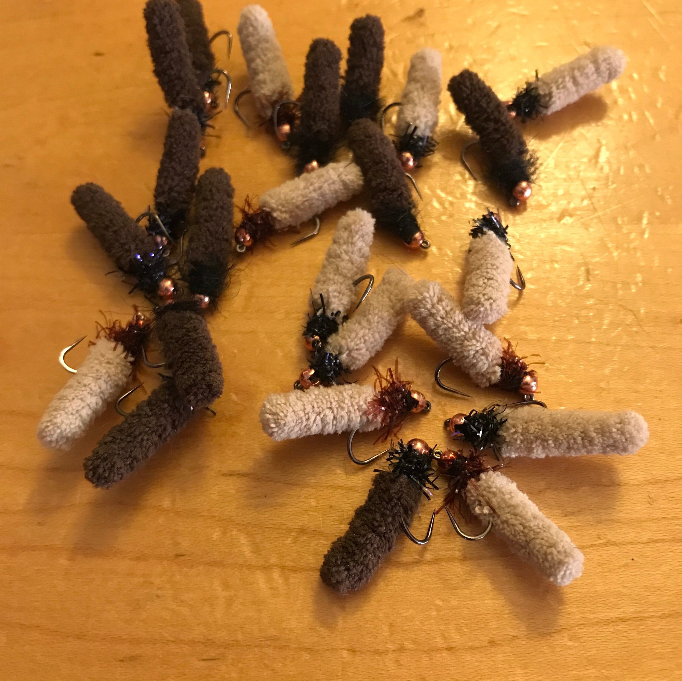 Mop Flies, Dust Mop Flies, Mop Fly, Hand Tied Flies, Hand Made, Made in ...