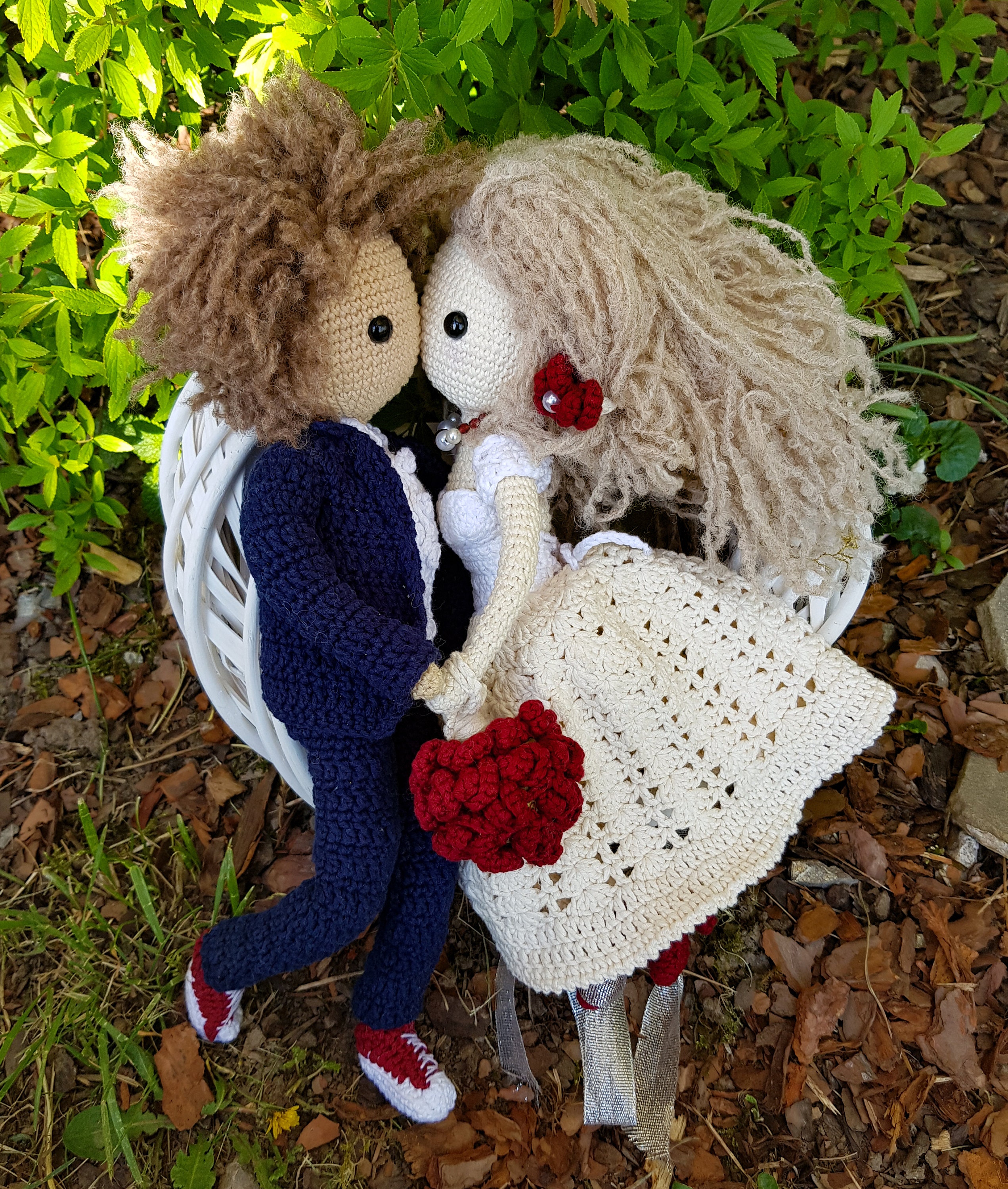 BRIDE and GROOM Wedding Doll Amigurumi Crochet Pattern - Etsy Denmark