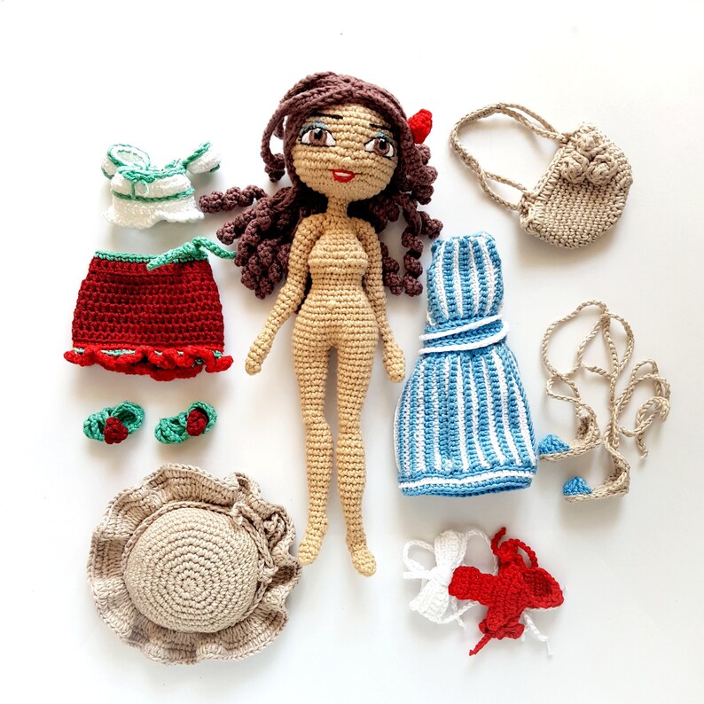 Amigurumi Pattern - Crochet Doll - Anya - English and Polish - Etsy