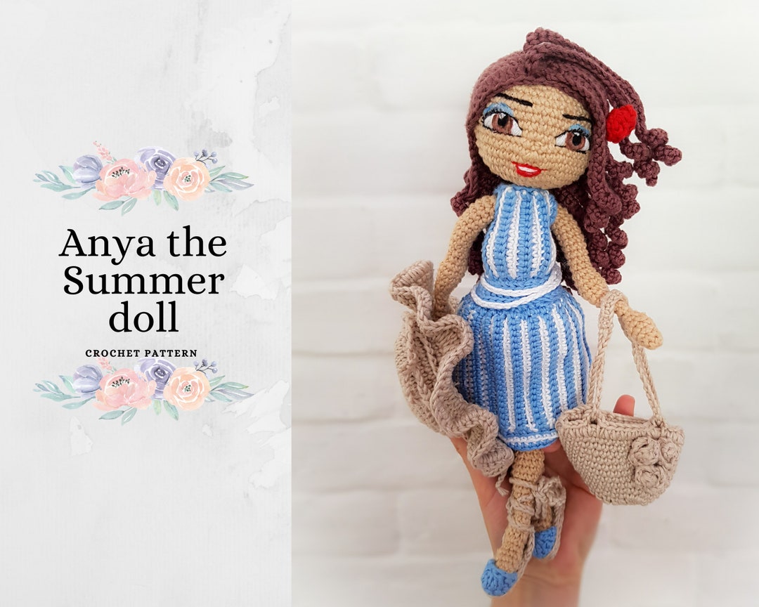Amigurumi Pattern - Crochet Doll - Anya - English and Polish - Etsy