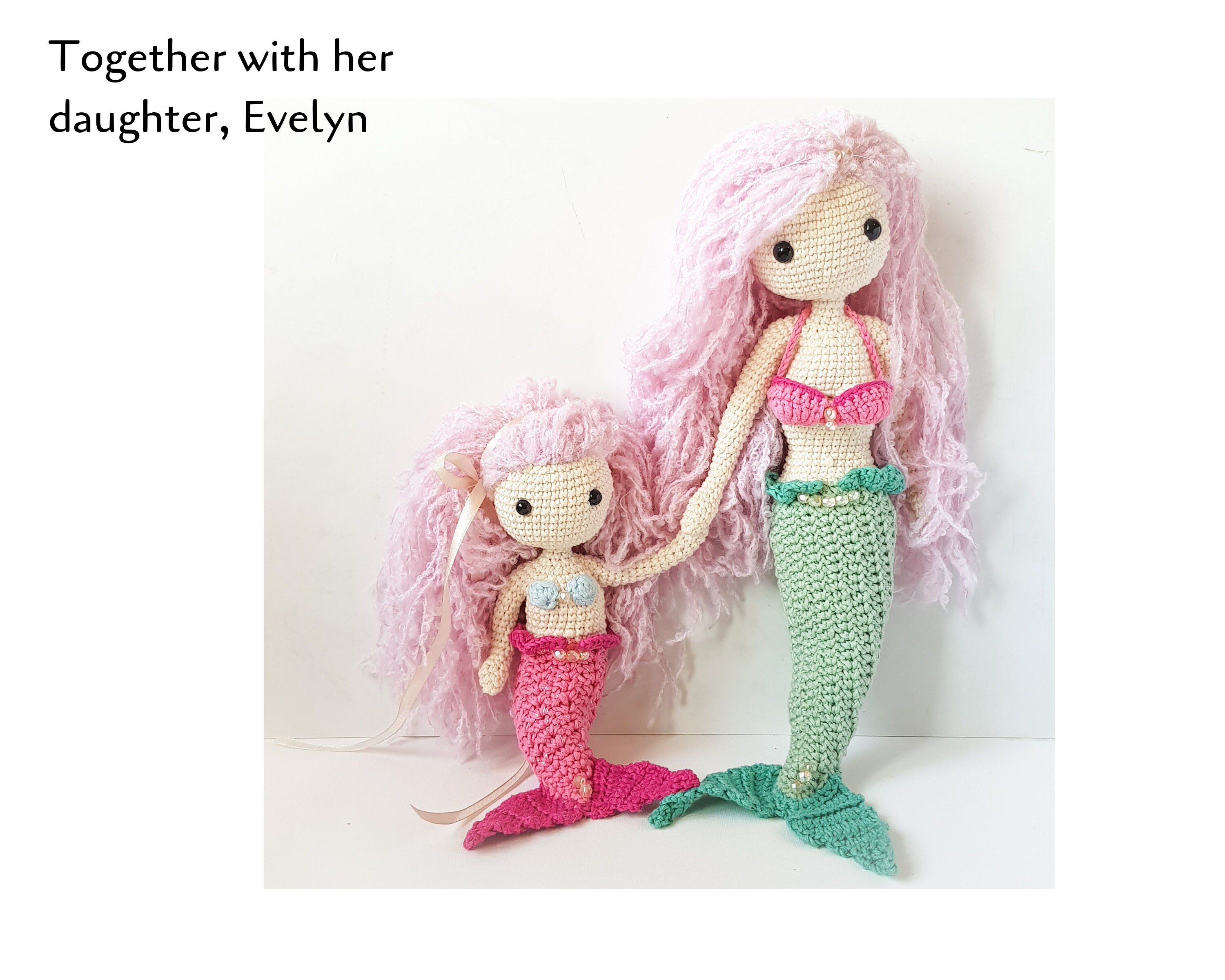 Amelia the Mermaid pattern 70 pictures and 14 pages of | Etsy