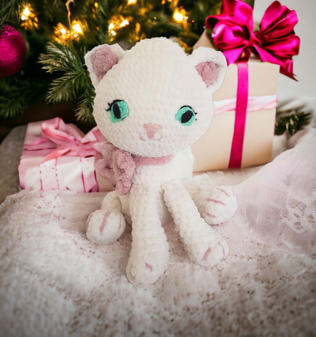 Plush Cat Crochet Pattern, Kitten Amigurumi Pattern, Crocheting ...
