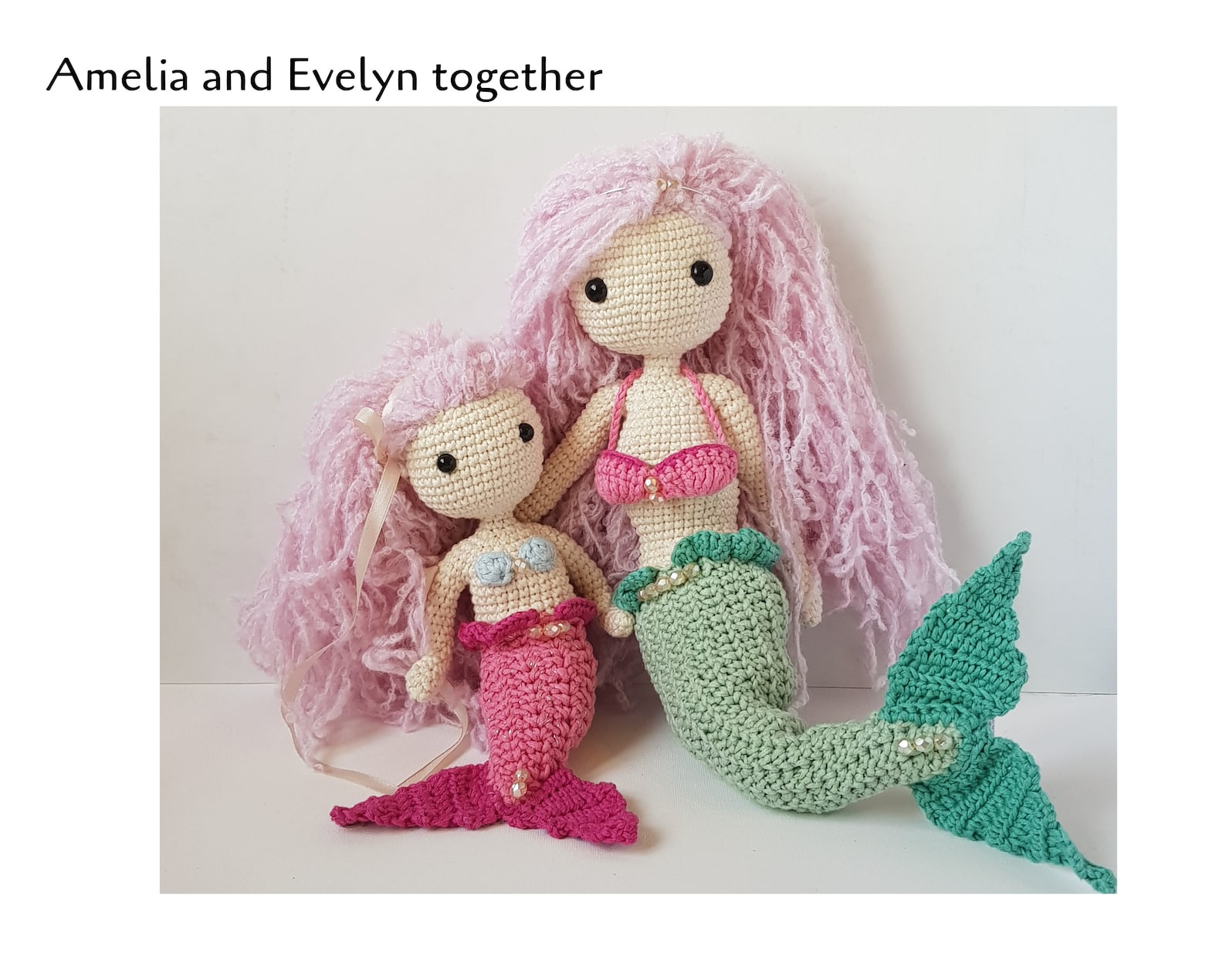 Amelia the Mermaid pattern 70 pictures and 14 pages of | Etsy