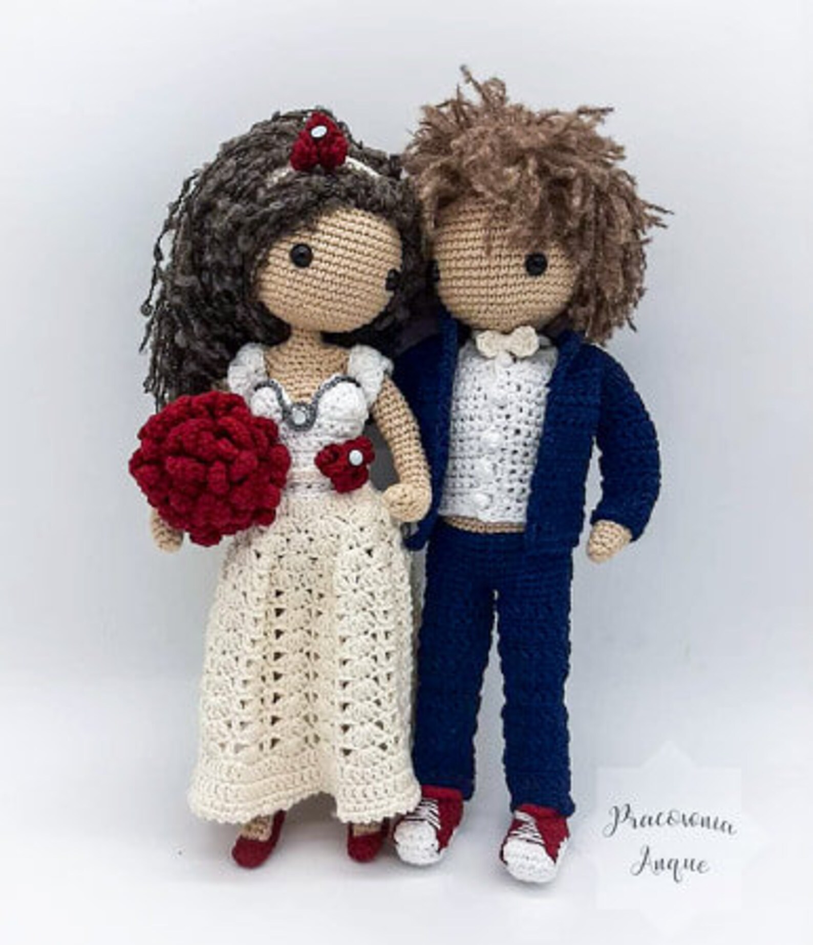 BRIDE and GROOM Wedding Doll Amigurumi Crochet Pattern - Etsy Denmark