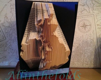Smaller world map bookfolding pdf pattern 686 pages | Etsy