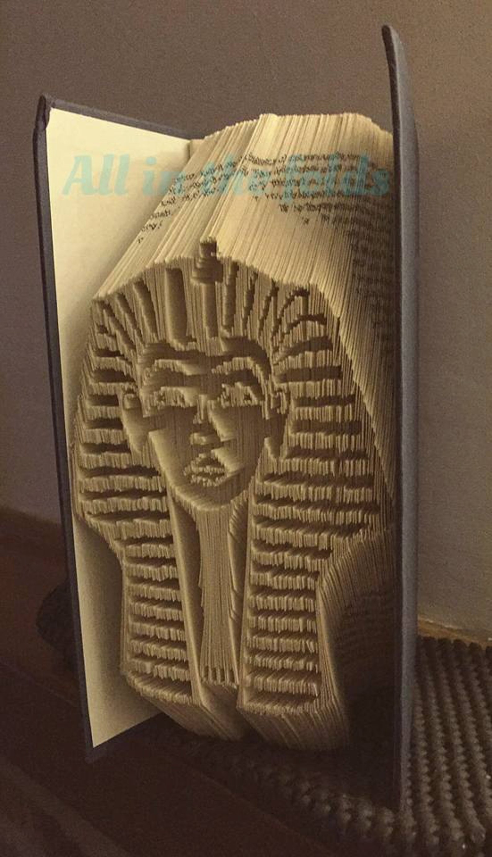 King Tut Cut and Fold Book Folding Pattern. - Etsy