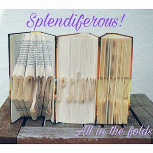 Splendiferous! Cut and Fold Book Folding Alphabet. Full Measurements ...