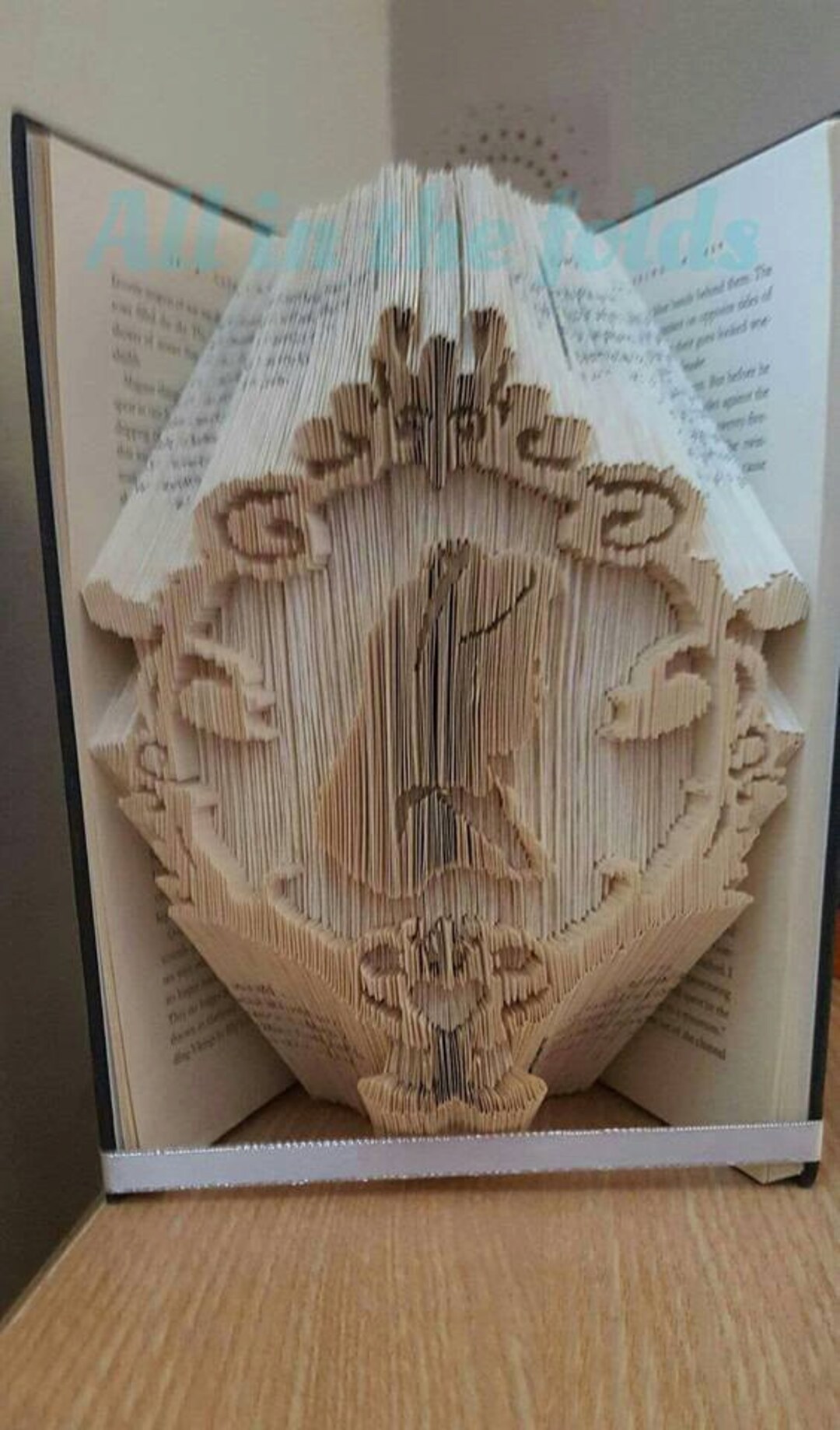 Alice in Frame Cut and Fold Book Folding Pattern - Etsy