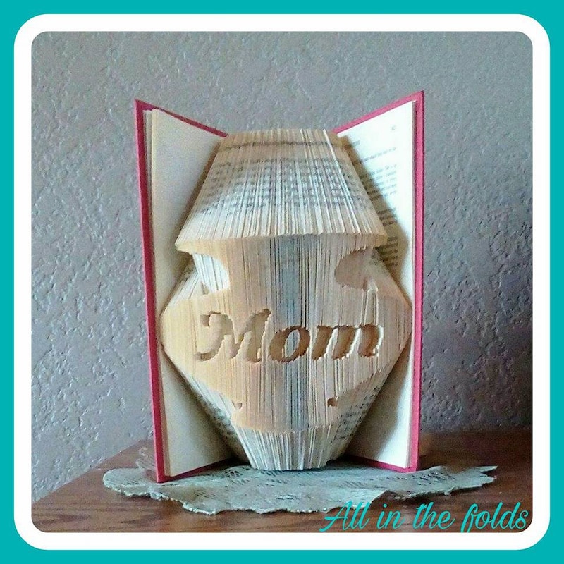 Book Folding Vases - Etsy