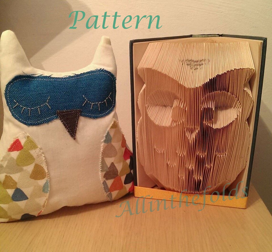 Owl Bookfold Pattern - Etsy