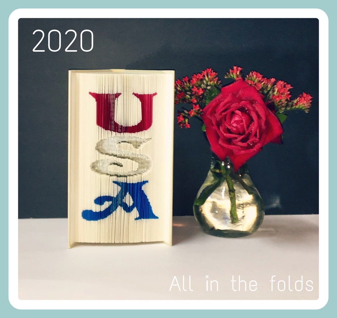 Vertical USA Cut and Fold Book Folding Pattern Only 160 Pages! - Etsy